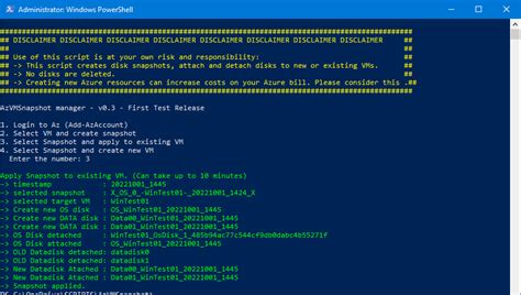 Azure Snapshot Manager Microcloud