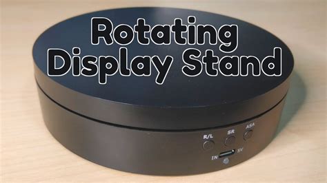Jayegt Motorized Rotating Display Stand 360 Degree 51 Off