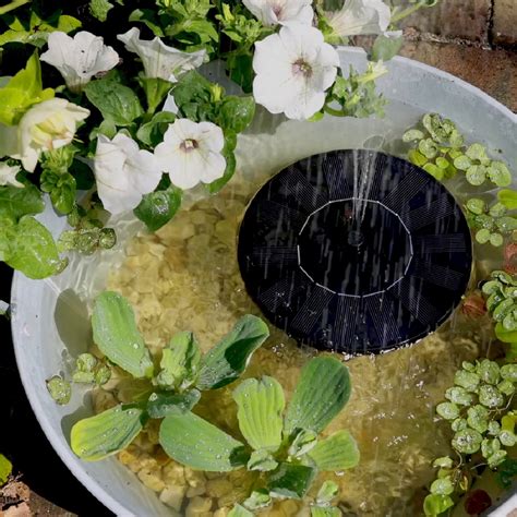 Fontän Solcell 200l Solcellspumpar Pumpar Damm