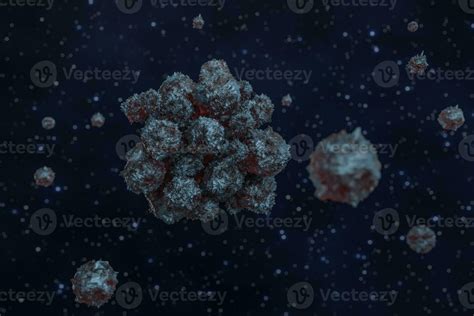 spheres with the textured surface random distributed 3d rendering