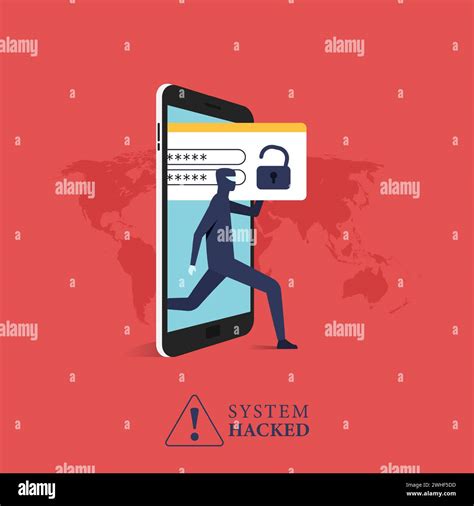 Data Hacked Stock Vector Images Alamy