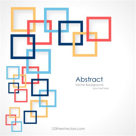 Geometric Square Background Vector By 123freevectors On Deviantart