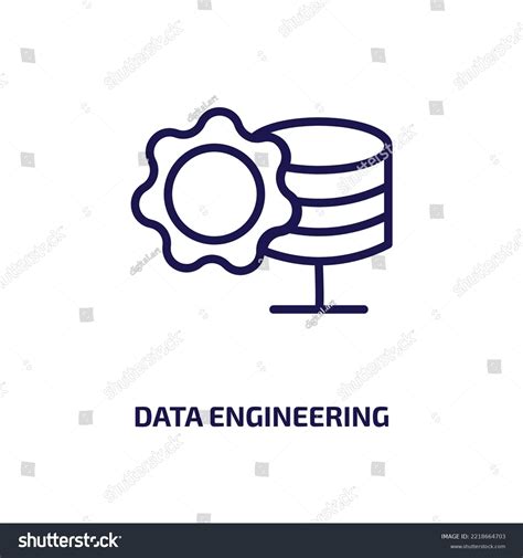 Data Engineering Icon General Collection Thin Stock Vector Royalty Free 2218664703 Shutterstock