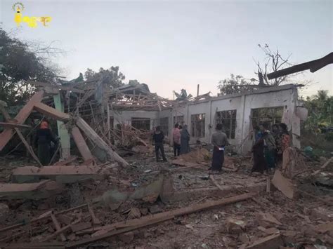 စစ်ကောင်စီက စာသင်ကျောင်း၊ ဘုန်းကြီးကျောင်း၊ ဆေးရုံ စသည့် အများပြည်သူနေရာများကို ဆက်တိုက်ဗုံးက