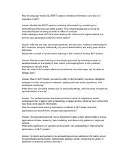 Understanding Context In NLP BERT Reinforcement Learning And Course Hero