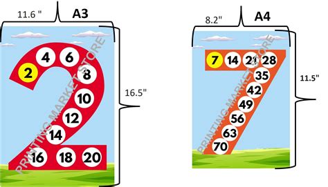 Rhythmic Counting Chart Fun Visual Enjoyable Counting Etsy