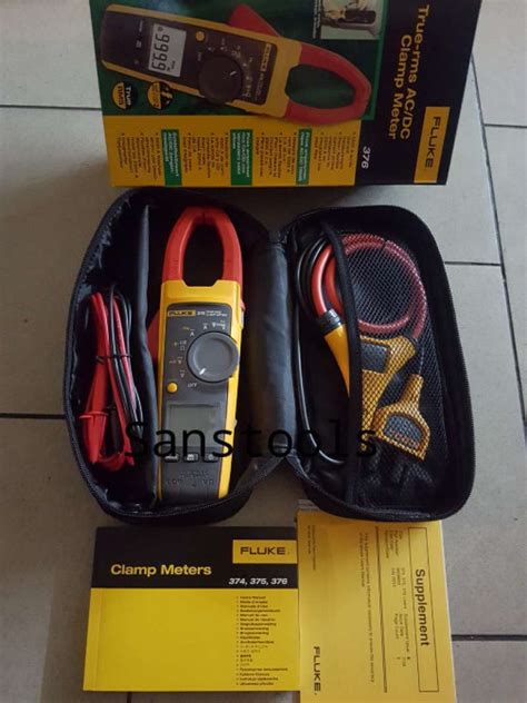 Promo Digital Clamp Meter Fluke 376 True Rms Ac Dc With Iflex Diskon 23 Di Seller Kulee Store
