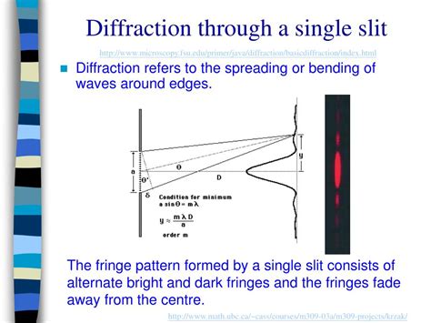 PPT Diffraction Through A Single Slit PowerPoint Presentation Free Download ID