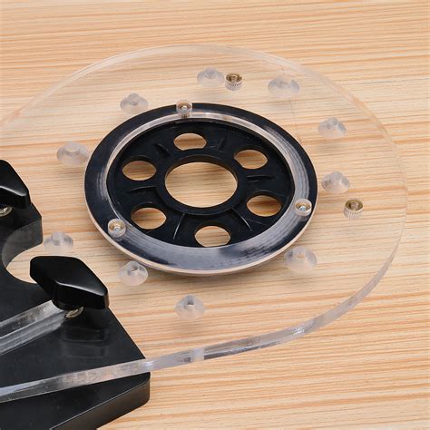 Offset Router Base With Edge Guide Fence For Wood Laminator Trimmer Wo Electronic Pro