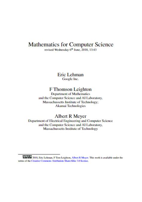 mathematics for computer science free ebooks of it [booksofall]