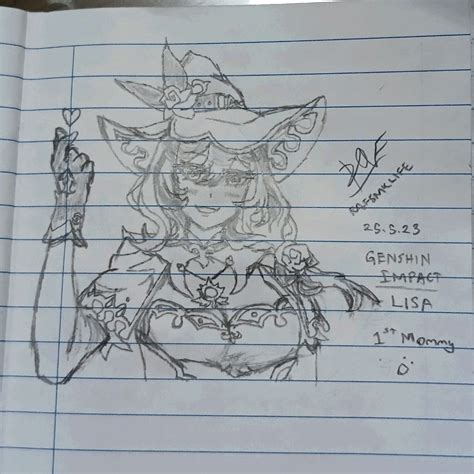 Lisa Minci From Genshin Impact By Rafsmklife On Deviantart
