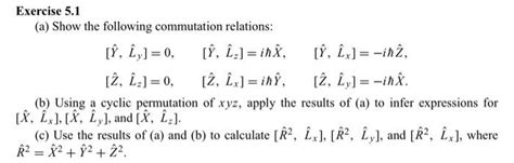 solved exercise 5 1 a show the following commutation