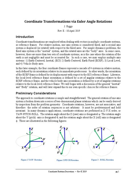 ned to ecef rotation derivation pdf rotation cartesian coordinate
