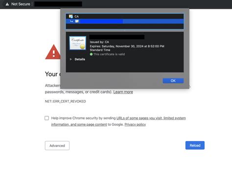 Keychain Catalina Trusted Root Ca Certificates Are Revoked Chrome Ask Different