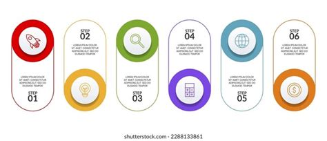 Steps Flow Chart Infographics Design Stock Vector Royalty Free Shutterstock