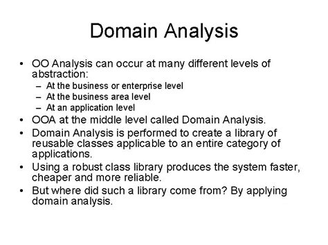 Object Oriented Analysis Design Outline Object Oriented Concepts