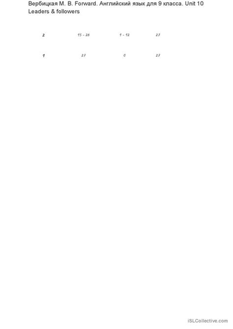 Вербицкая М В Forward Английский… English Esl Worksheets Pdf And Doc