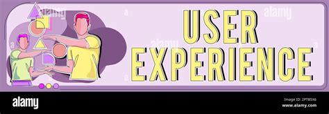 Writing Displaying Text User Experience Business Idea How A Person Reacts And Feels After Using