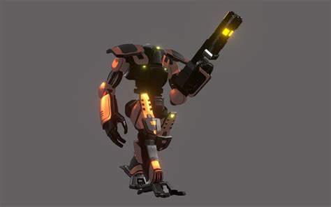 Robot Model 3d Blender Domestika
