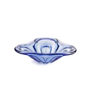 Blue And Purple Glass Bowl Glass Fruit Bowl Table Centerpiece