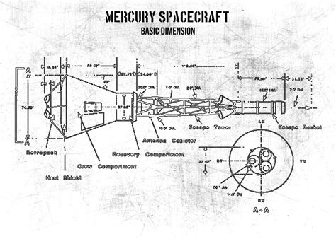 Mercury Spacecraft Poster By Maxart Design Displate