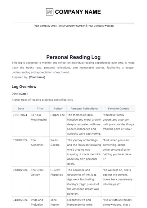 Free Reading Log Templates Editable And Printable Free Reading Log Templates Editable And Printable