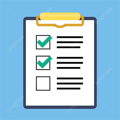 Check List Sign Flat Icon Vector Illustration Checkbox Mark Design