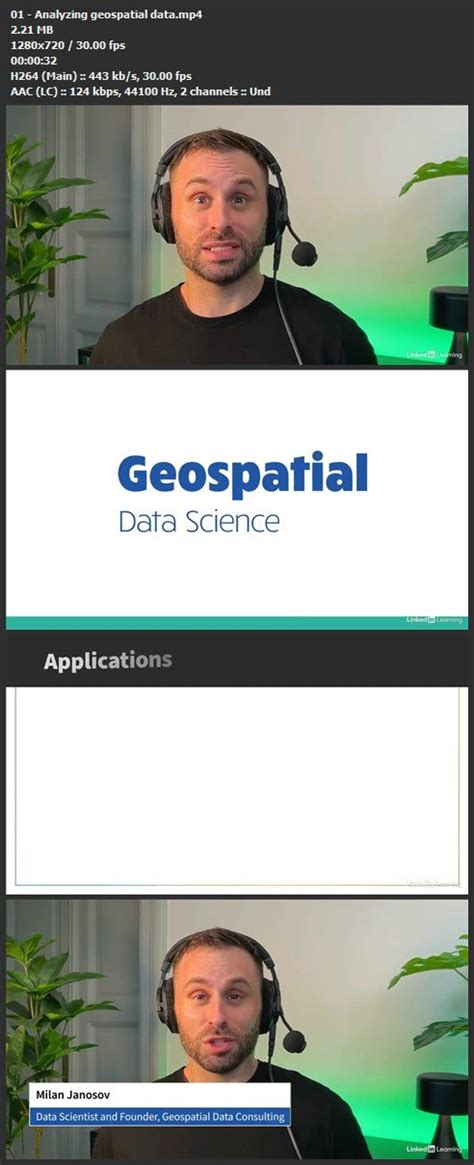 Geospatial Data Analytics Essential Training Softarchive