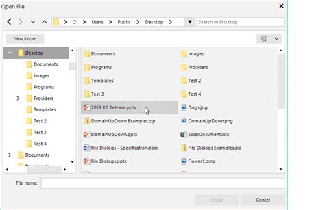 file dialogs control telerik ui for winforms components telerik
