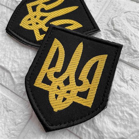 Шеврон Ideia на липучці Герб України 8х10 см 2200004269641 фото відгуки характеристики в