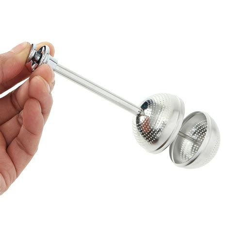 Acc 브루앤티 티인 퓨저 녹차 잎차 거름망 스텐 슬라이딩 차 티 필터 찻잎 스트레이너 티몬