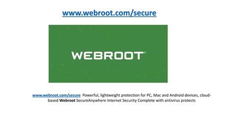 Install Webroot With Key Code