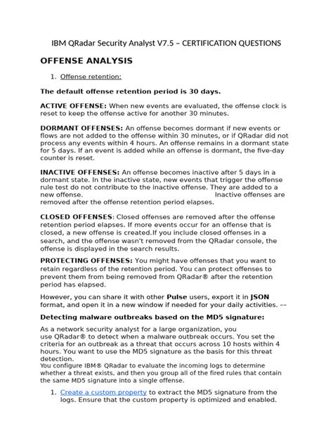 Qradar Certification Questions V7 5 1 Pdf Chart Computer Network