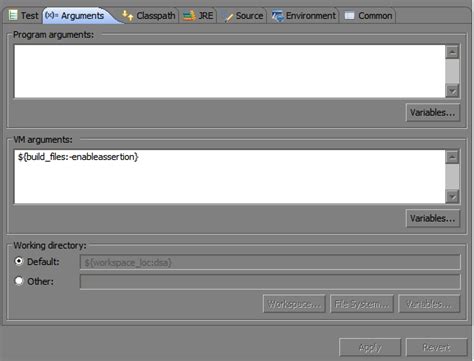 Enable Assertions In Eclipse The Rider Chronicles