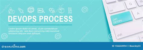 DevOps Icon Set Dev Ops Web Header Banner Stock Vector Illustration Of Operate Header