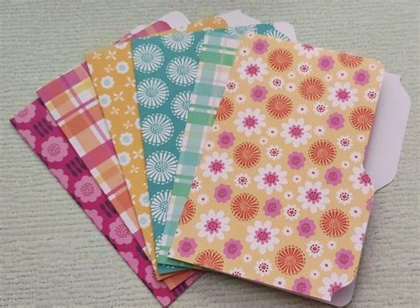 Small A2 Handmade File Folders Ephemera Folders Small File Folders Scrapbooking Folders Junk