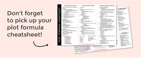 Plot Structure A Cheatsheet To Popular Plot Formulas Writing