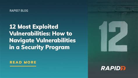 How To Effectively Navigate Vulnerabilities In A Security Program Rapid Blog