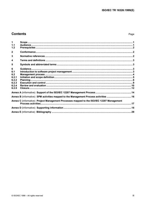 ISO IEC TR 16326 1999 Software Engineering Guide For The Application Of ISO IEC 12207 To Project