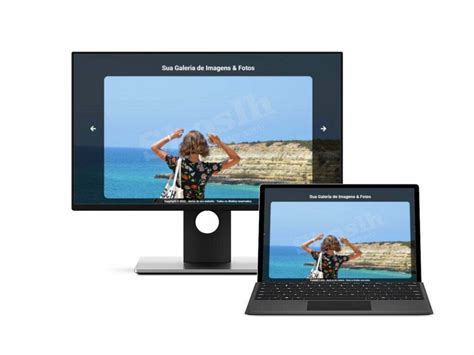 Código Fonte De Galeria De Imagens Feito Em Html Css E Js Script Php