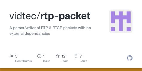 Github Vidtecrtp Packet A Parserwriter Of Rtp And Rtcp Packets With