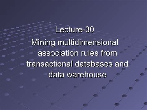 Association Rule Mining Ppt