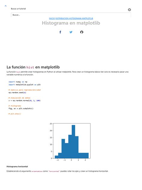 Histograma En Matplotlib Python Charts Pdf Informática