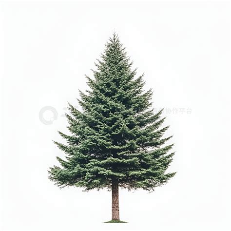 Treeai数字艺术 Pine Tree简约风绿色白色高大松树针叶深绿深棕树皮插画 Ai图片免费下载 Png格式 4096像素 编号71522158 千图网