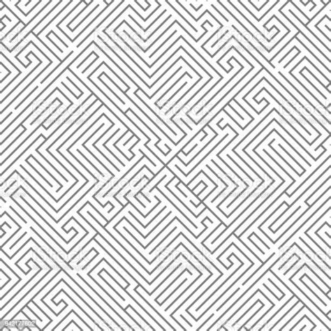 미 궁 Intricacy 미로 Seanless 패턴 배경 디자인 서식 파일 벡터 일러스트 레이 션 0명에 대한 스톡 벡터 아트