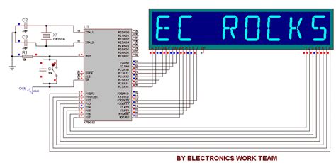 lcd digital clock using pic16f628 next electronics