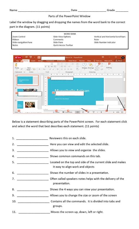 Powerpoint Activity For Grade 7 9 Live Worksheets Worksheets Library