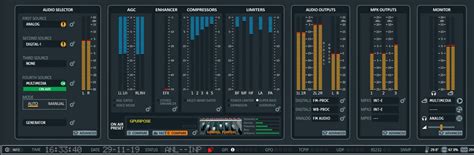 Axeltech Falcon X6 X7 All In One 5 Bands Audio Processor With Mpx Ge 305broadcast