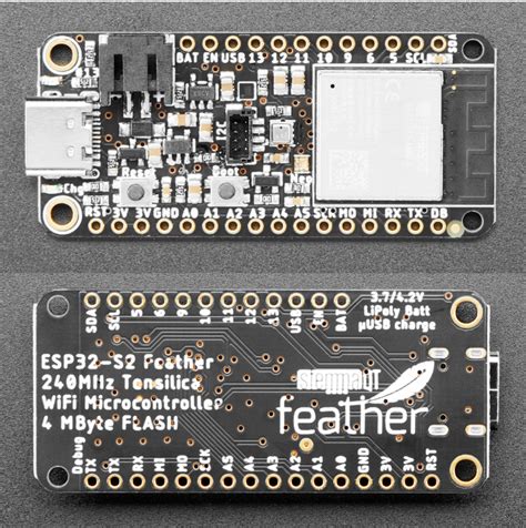 Adafruit Esp32 Feather Development Board Details Pinout