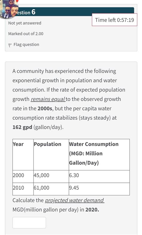 Solved Estion 6 Time Left 0 57 19 Not Yet Answered Marked